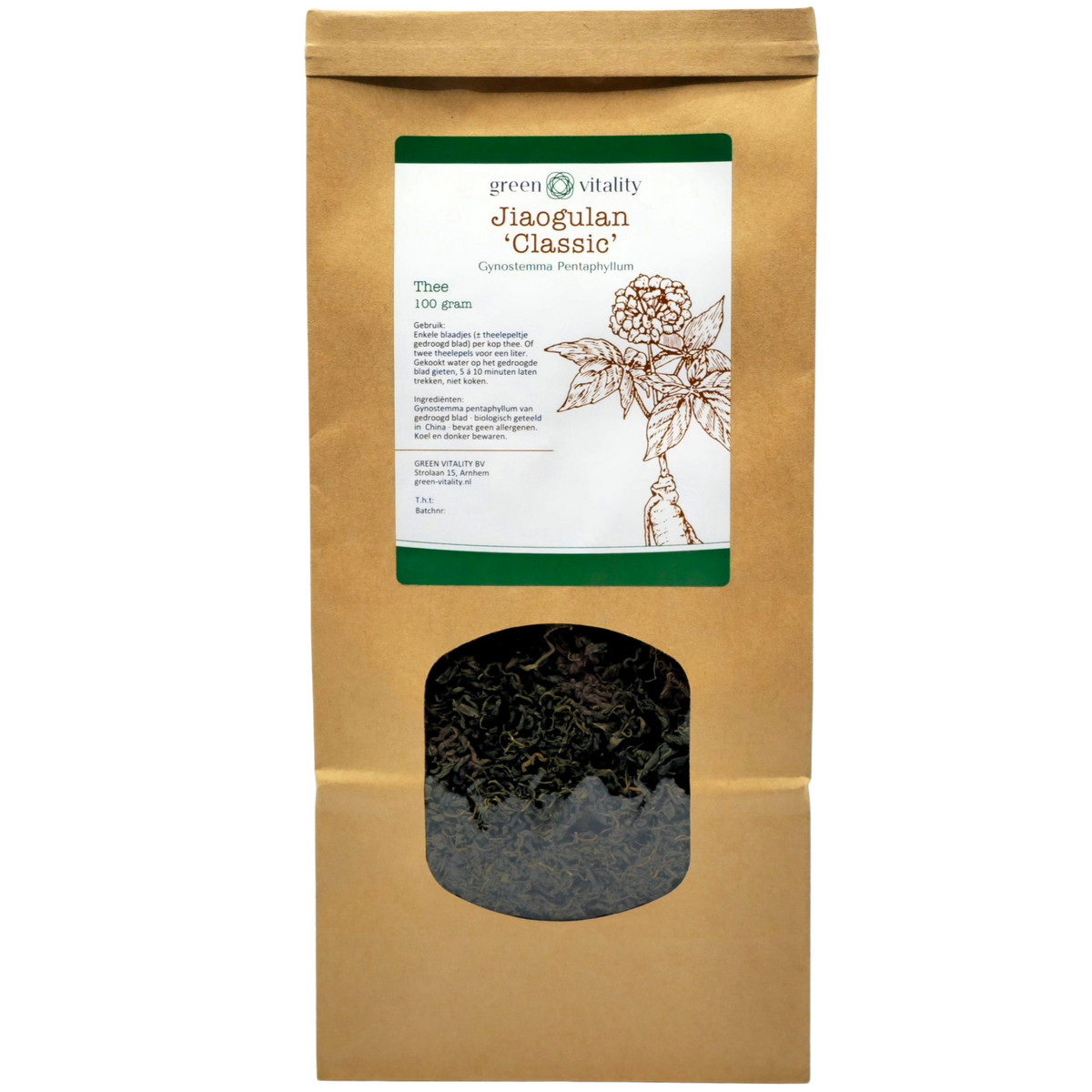 Jiaogulan "Classic" gedroogd kruid - Green Vitality